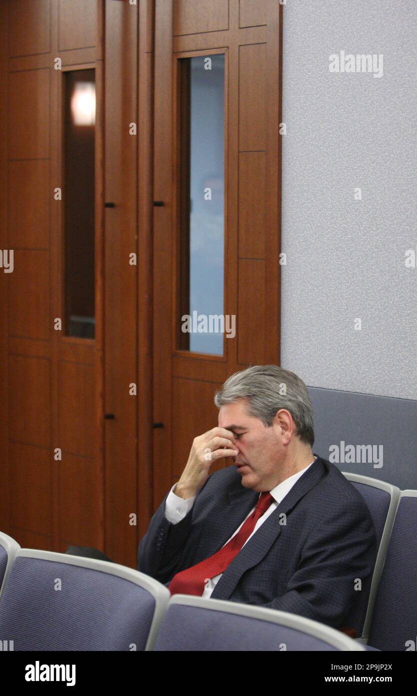 O.J. Simpson's attorney Gabriel Grasso waits for Simpons' arrival at ...