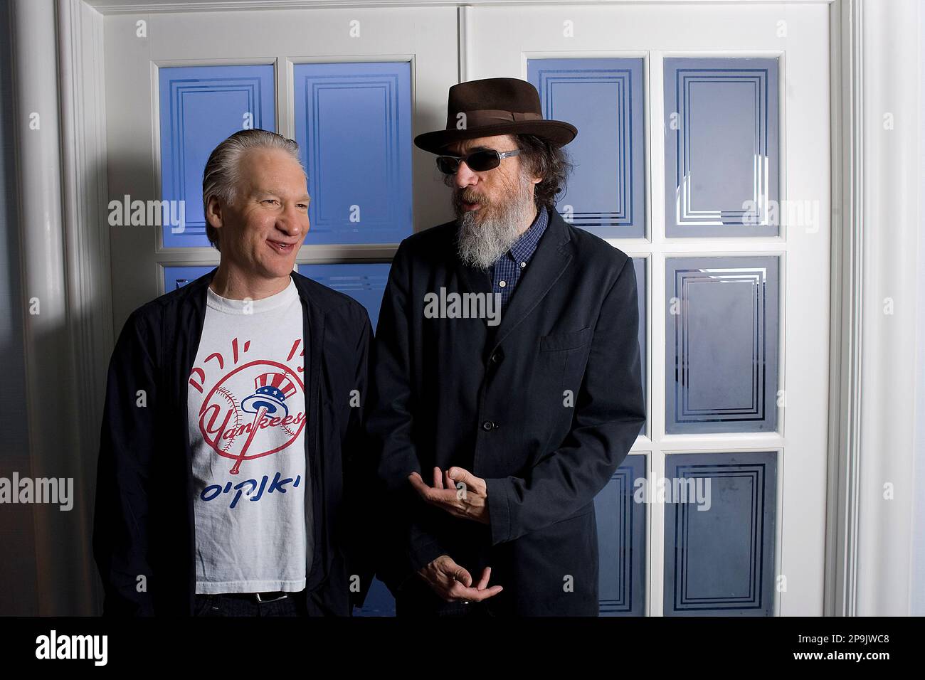 ** FILE ** In this Sept. 7, 2008 file photo, TV host Bill Maher, left ...