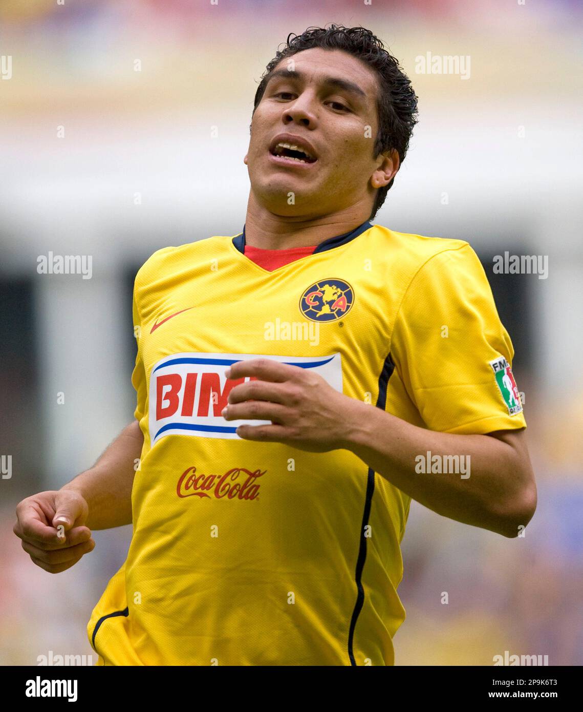 America's Salvador Cabanas of Paraguay reacts during a game against ...