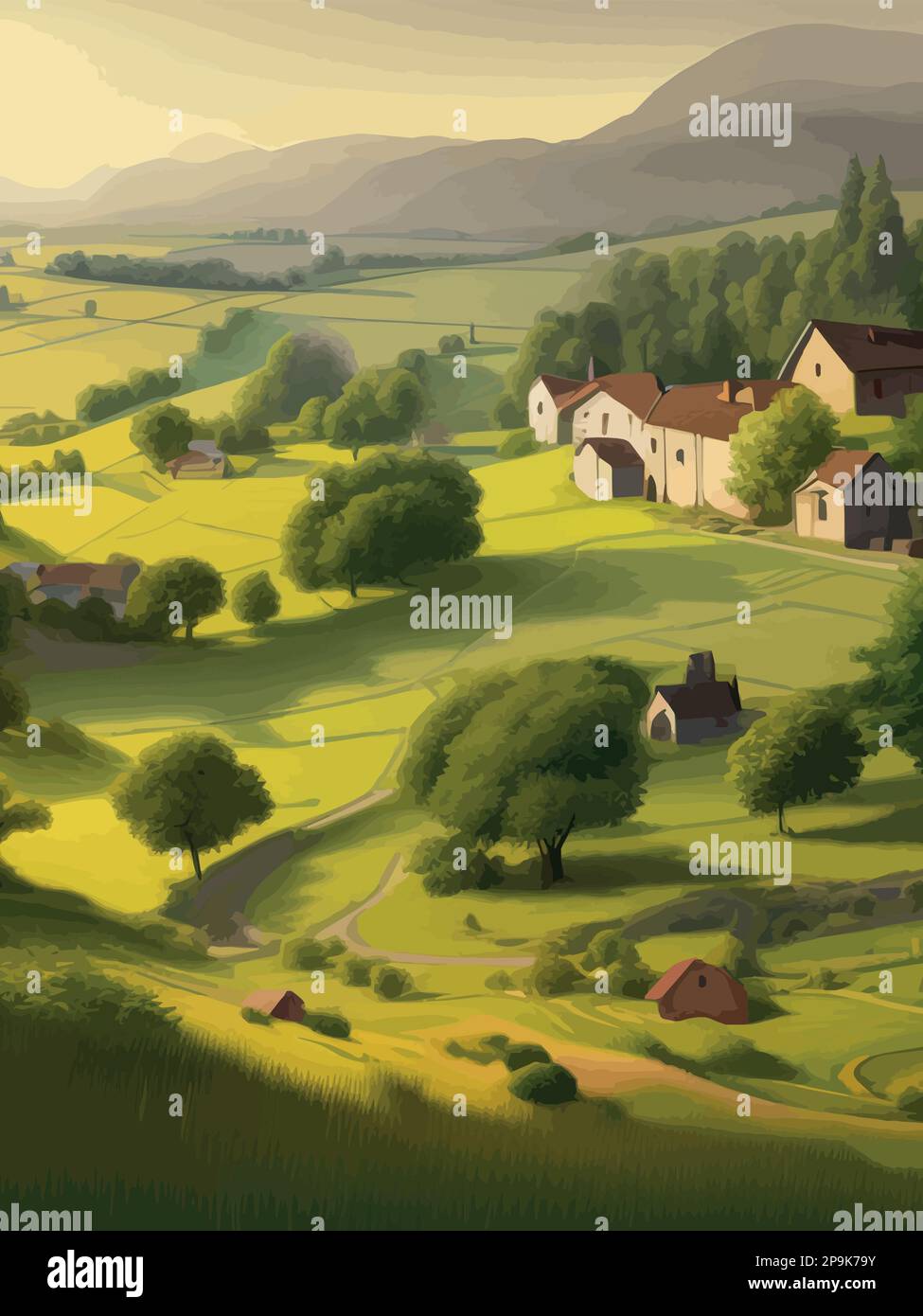 Summer saxony Stock Vector Images - Alamy