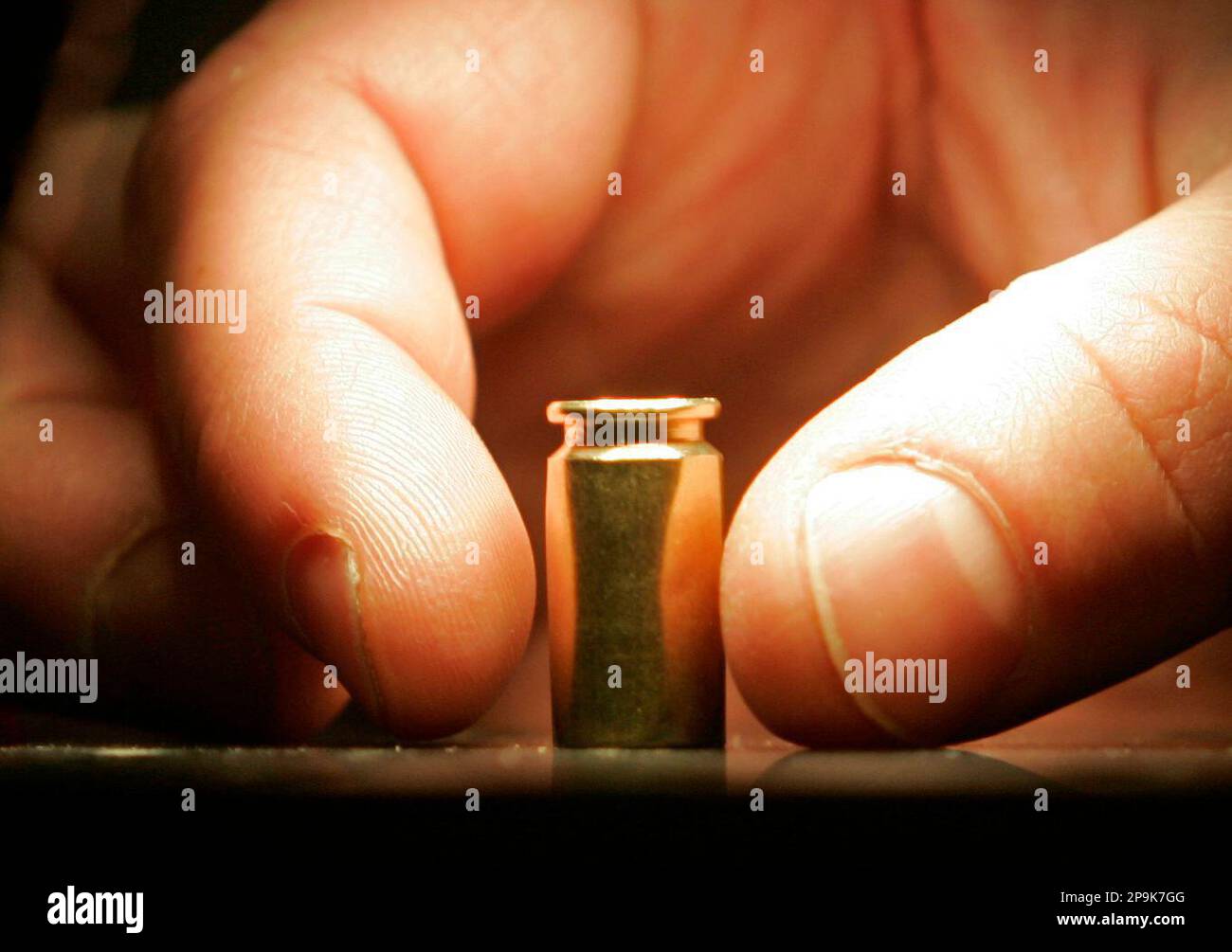 ** FILE** In this file photo taken May 19, 2008, a shell casing is ...