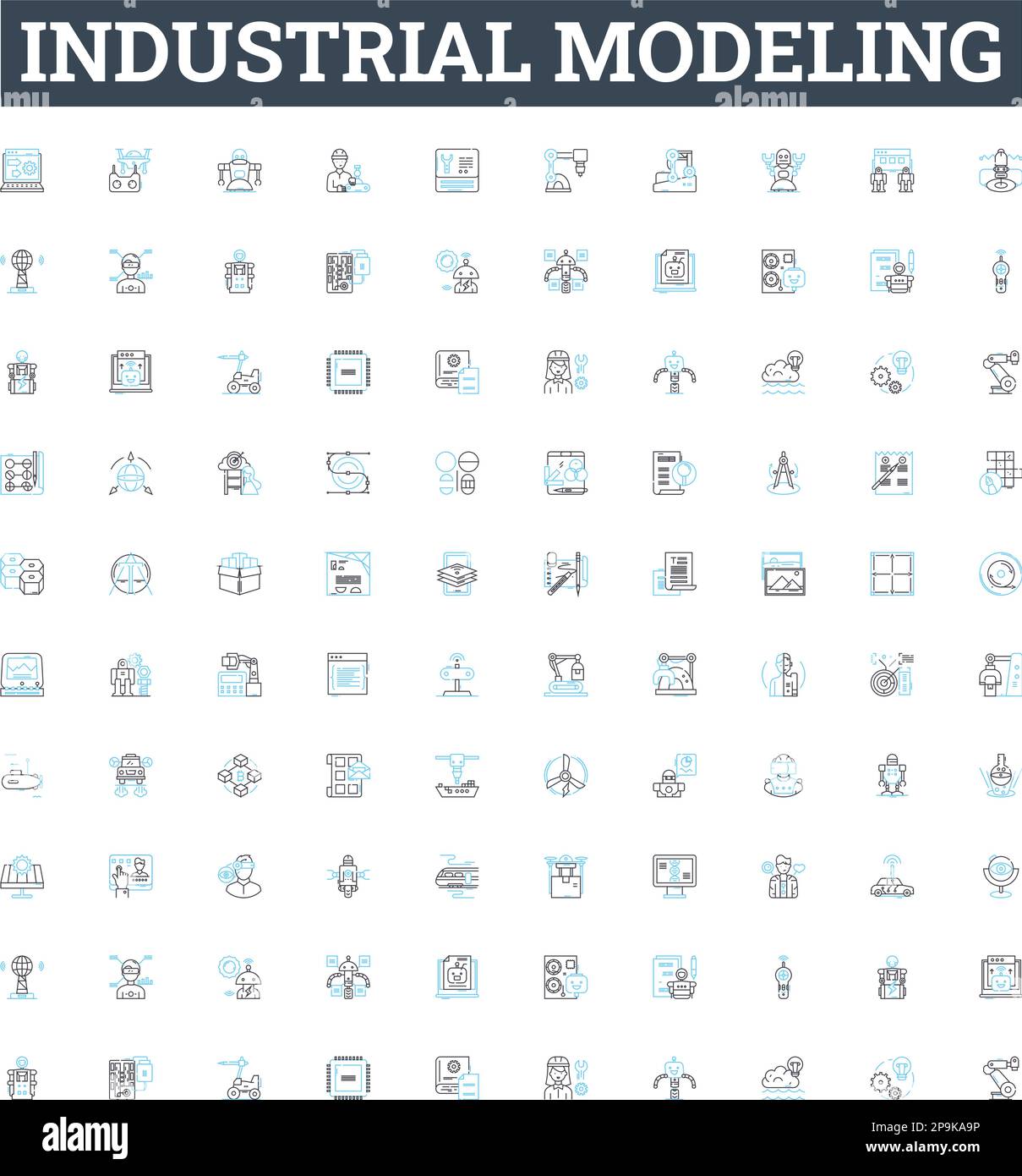 industrial modeling vector line icons set. Industrial, Modeling ... industrial modeling vector line icons set. Industrial, Modeling ...