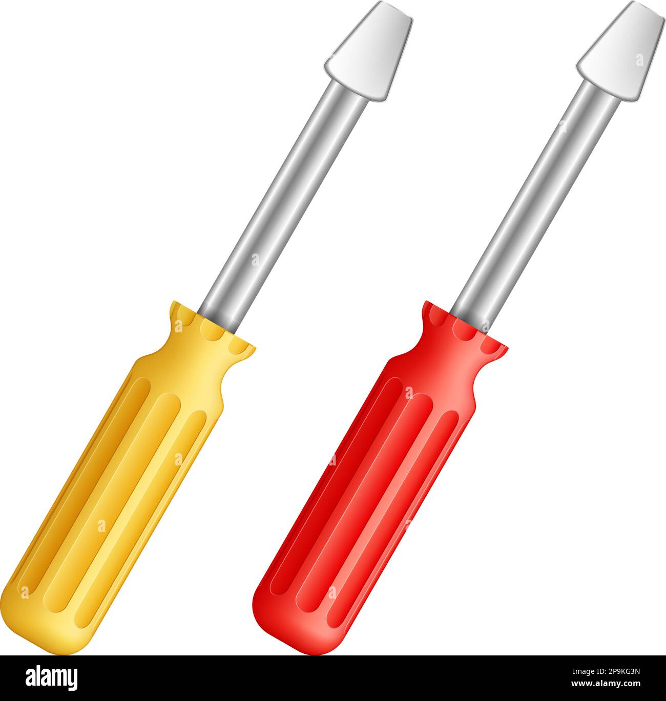 Red screwdriver Stock Vector Images - Alamy