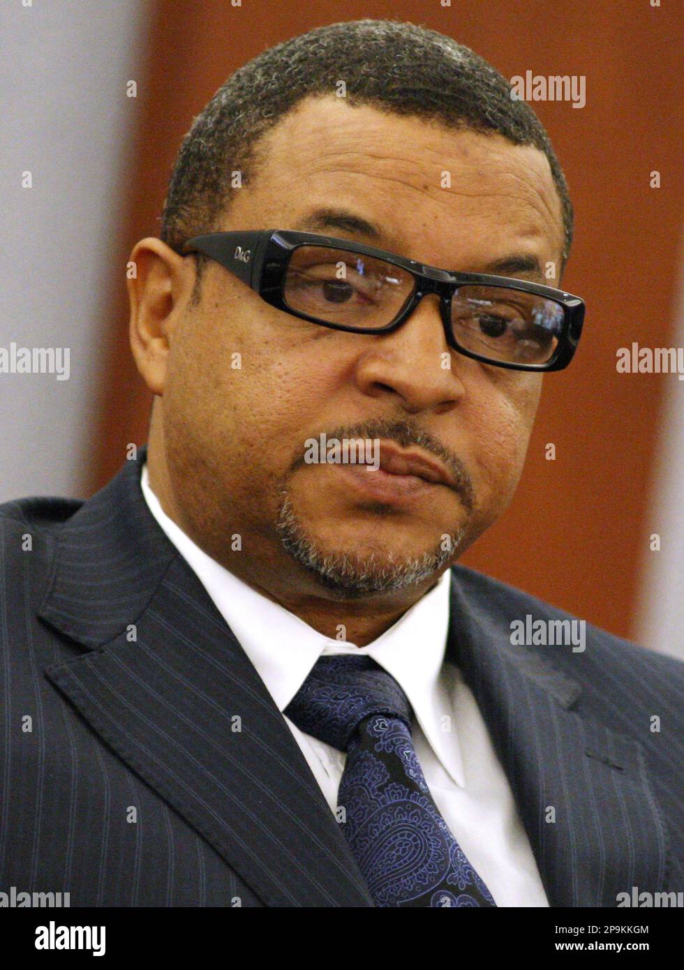 Walter Alexander testifies during O.J. Simpson's trial in Las Vegas ...