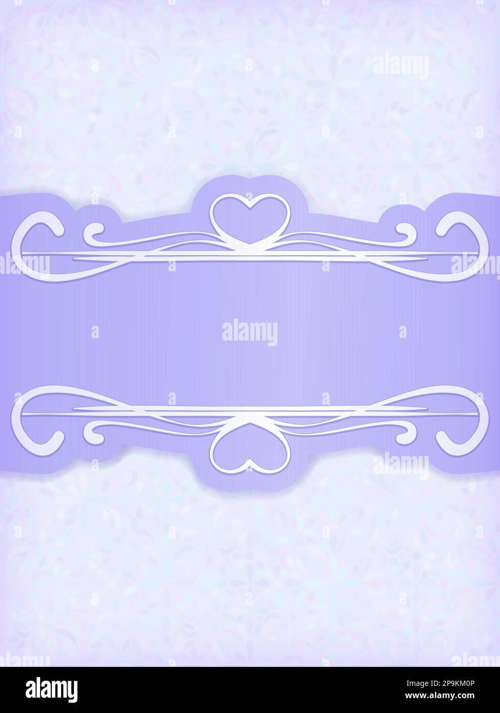Ornamental violet invitation card template Stock Vector Images - Alamy