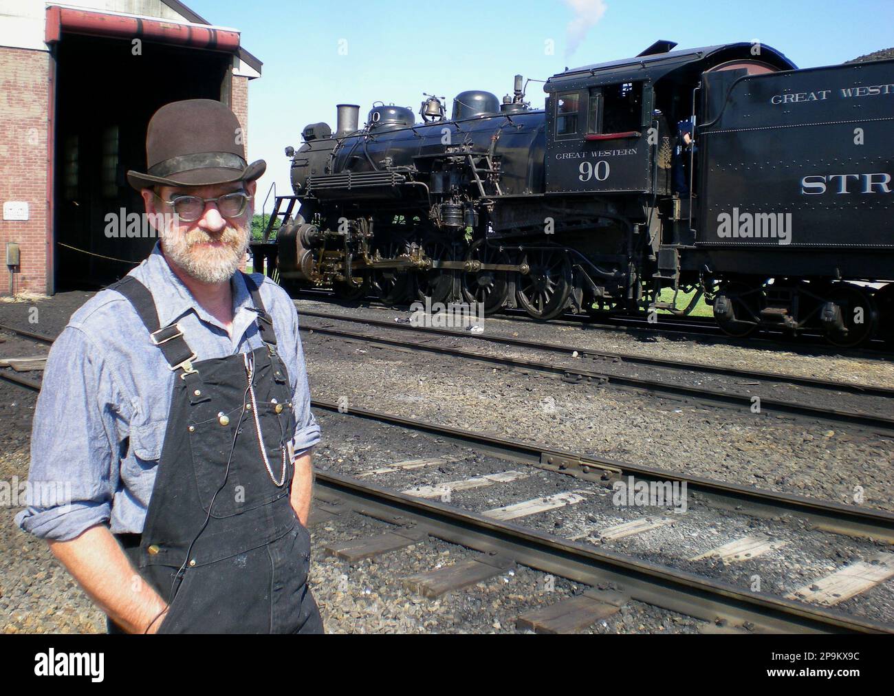 Linn Moedinger, president and chief mechanical officer of the Strasburg ...