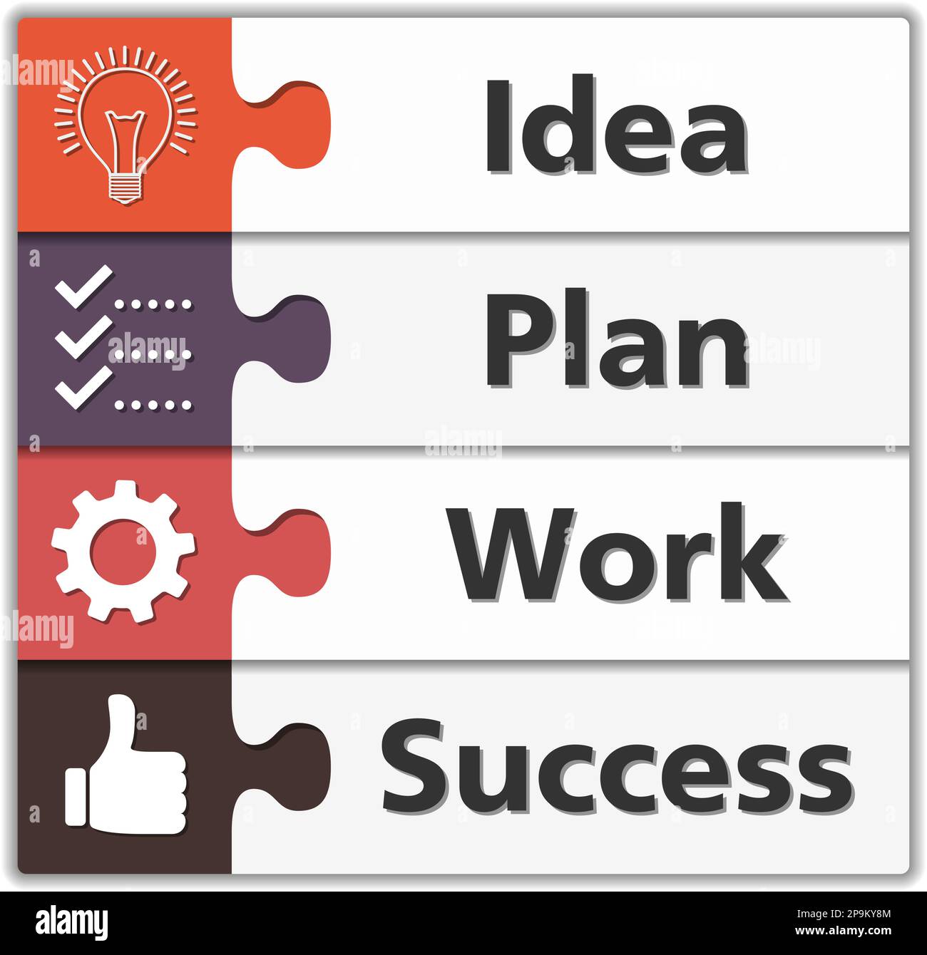 Diagram of success, vector eps10 illustration Stock Vector Image & Art ...