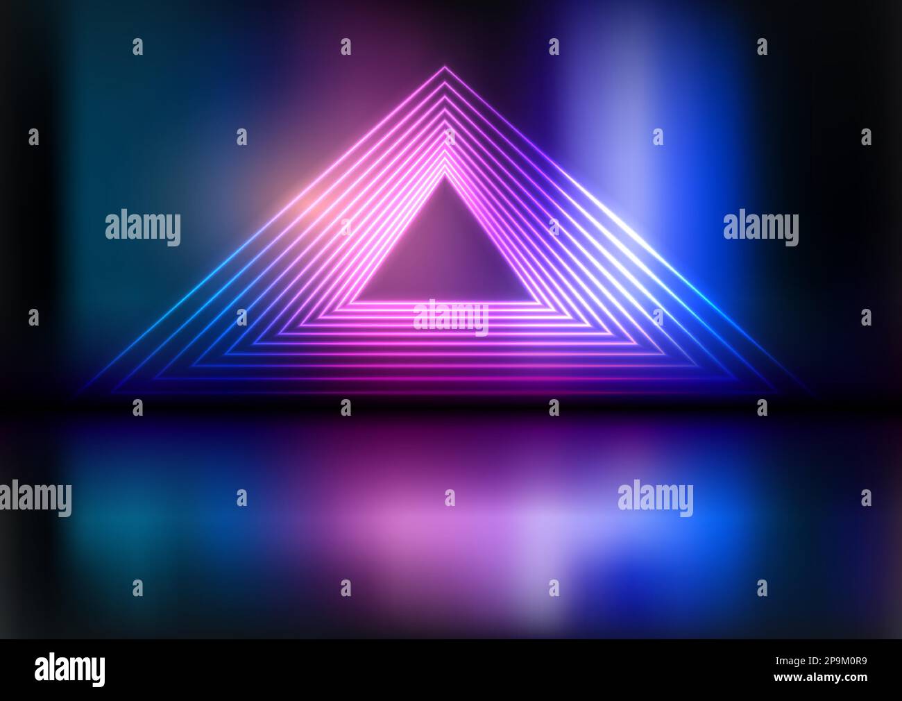 Abstract neon design presentation background Stock Vector Image & Art ...