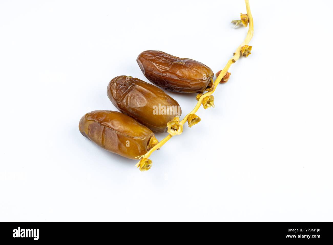 Close-up of Algerian royal dates on a white background. Ramadan concept ...
