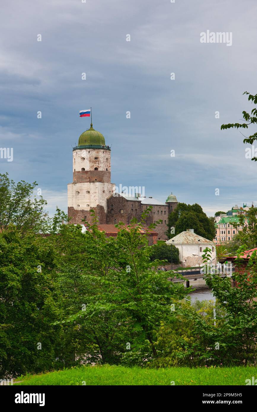 Medieval russian Vyborg Castle State Museum, Swedish-built medieval ...