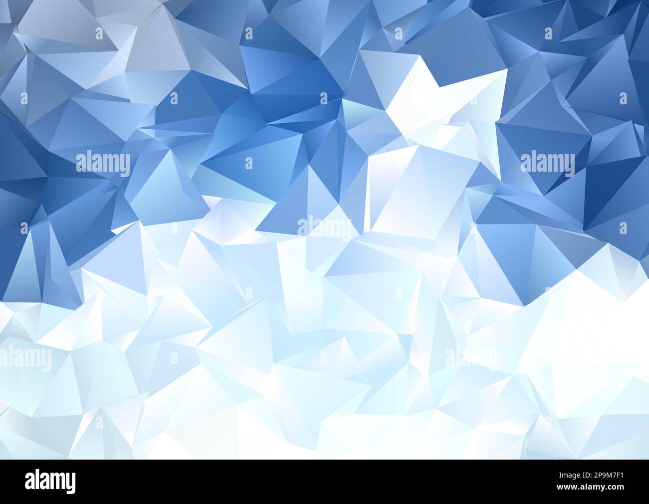 Abstract background with an ice blue low poly design Stock Vector Image & Art - Alamy