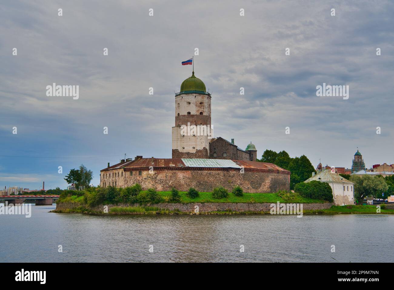Medieval russian Vyborg Castle State Museum, Swedish-built medieval ...