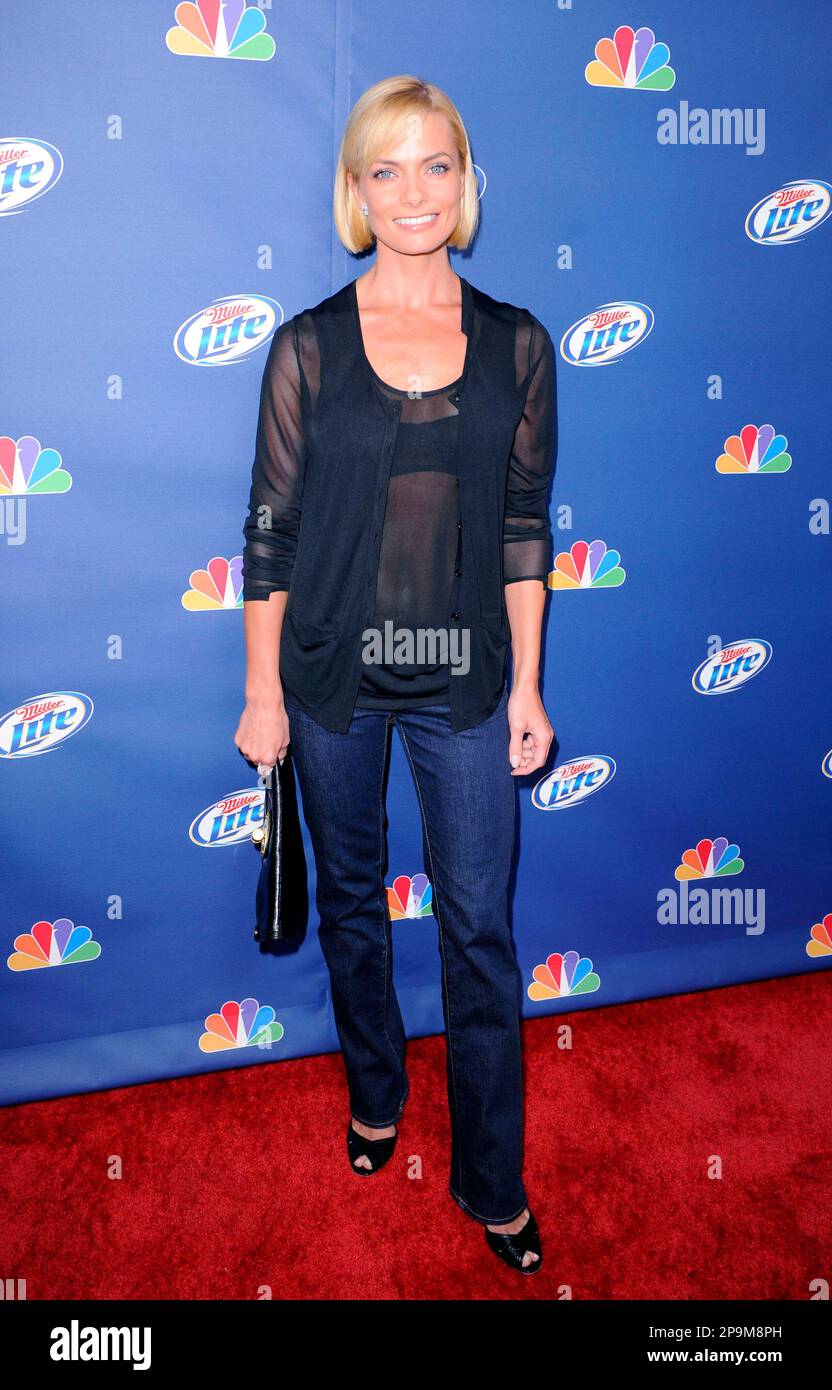 Jaime Pressly poses as she arrives at NBC's Fall Premiere Party ...