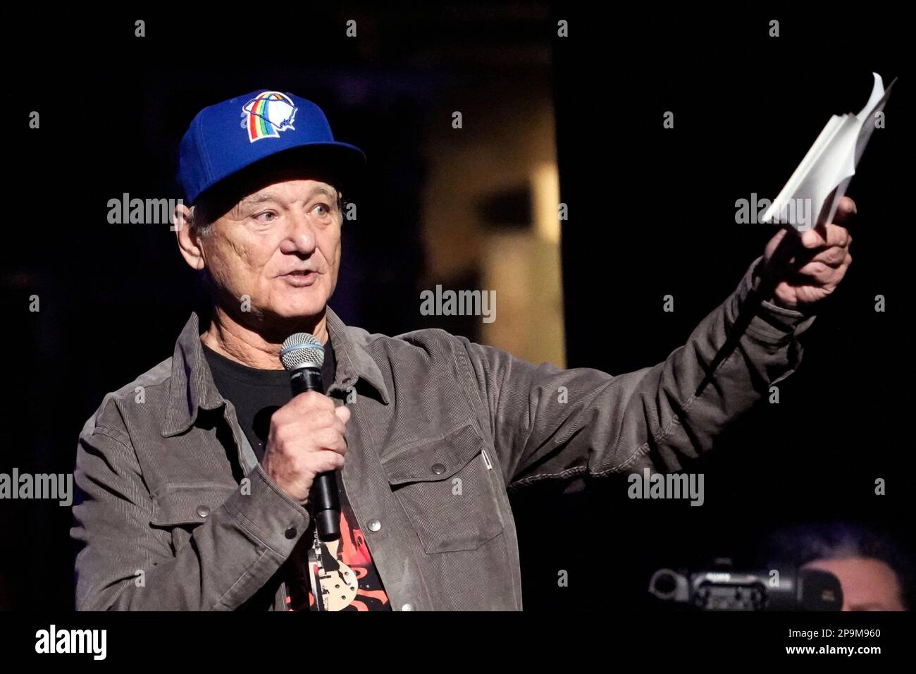 Bill Murray appears onstage at the 7th annual Love Rocks NYC concert ...