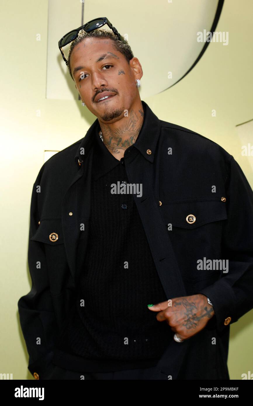 LOS ANGELES - MAR 9: Alexander Edwards 0001 at the Versace FW23 Show at ...
