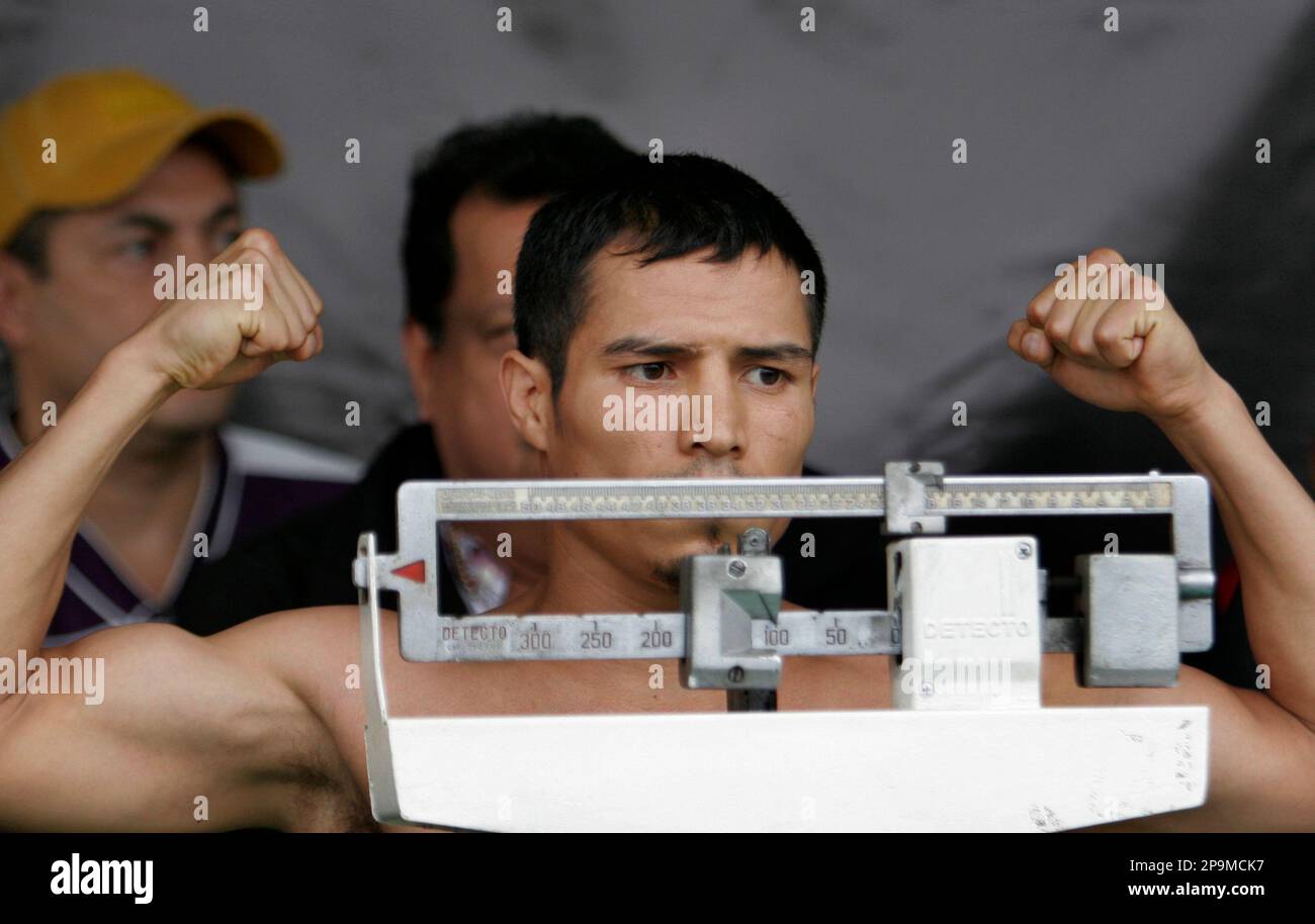 Mexico's boxer Cecilio Santos poses for a photo during the official ...