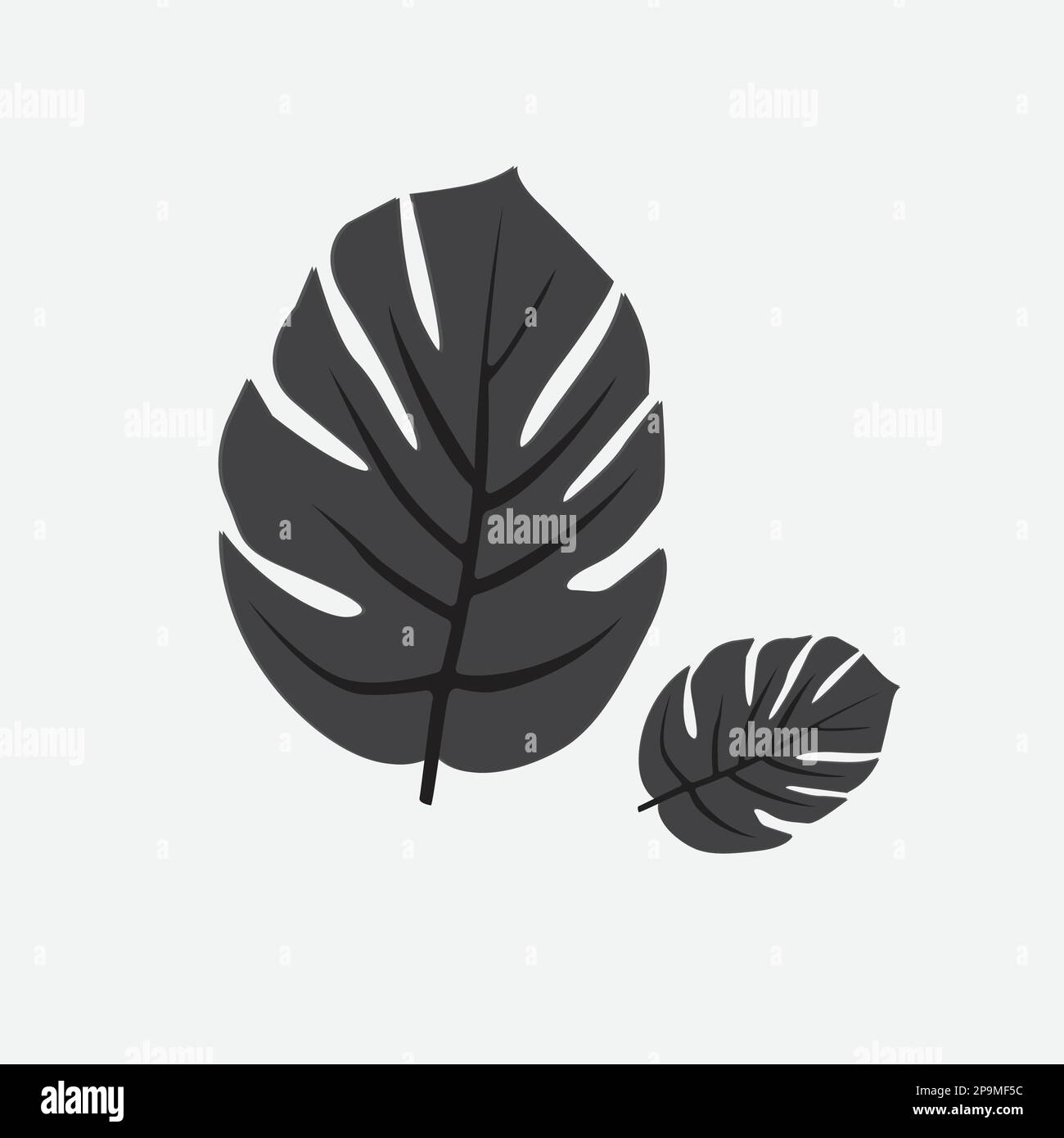 leave vector art on white background Stock Vector Image & Art - Alamy