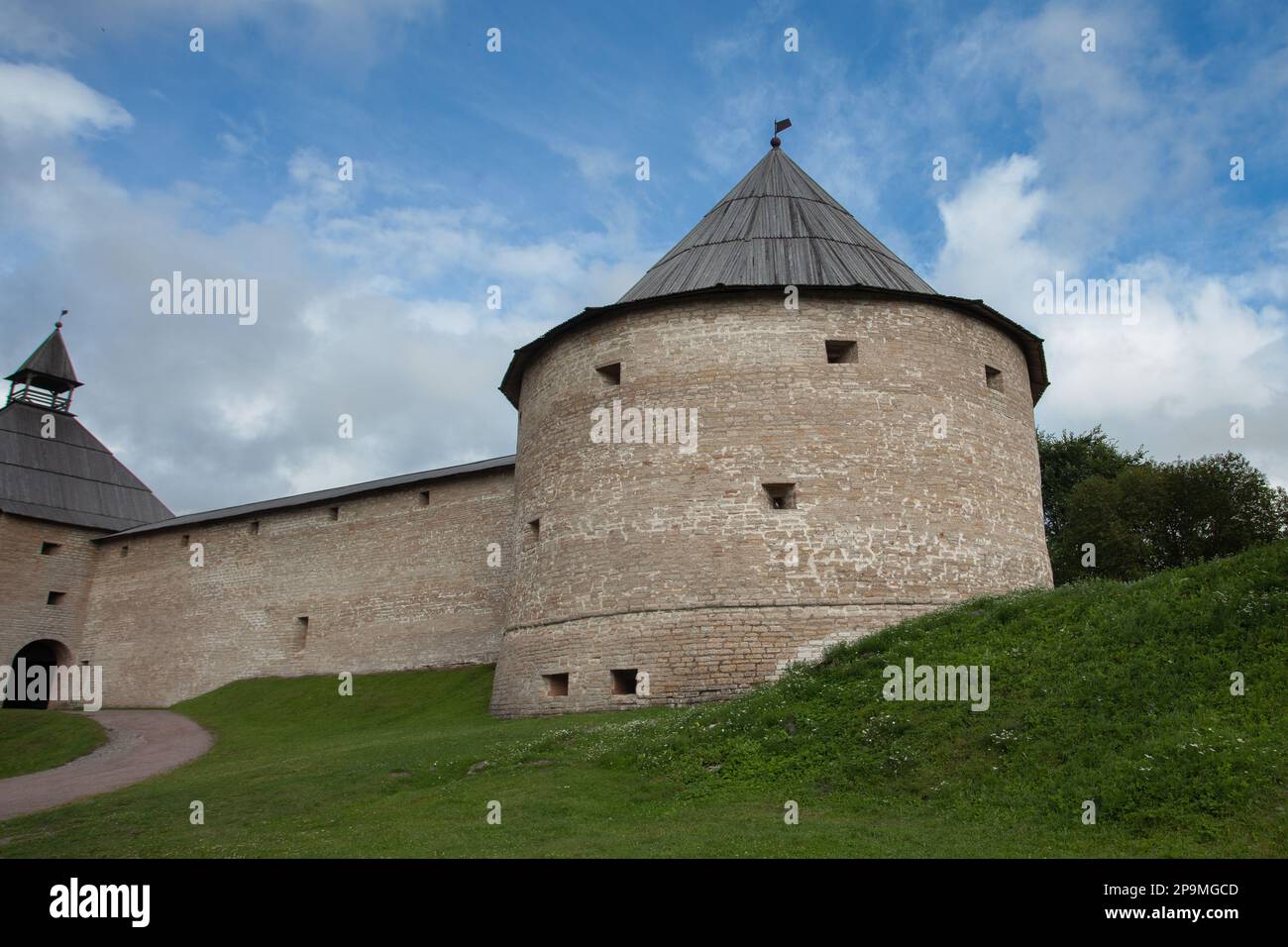 Landscape of old Ladoga, Russian landmark Stock Photo - Alamy