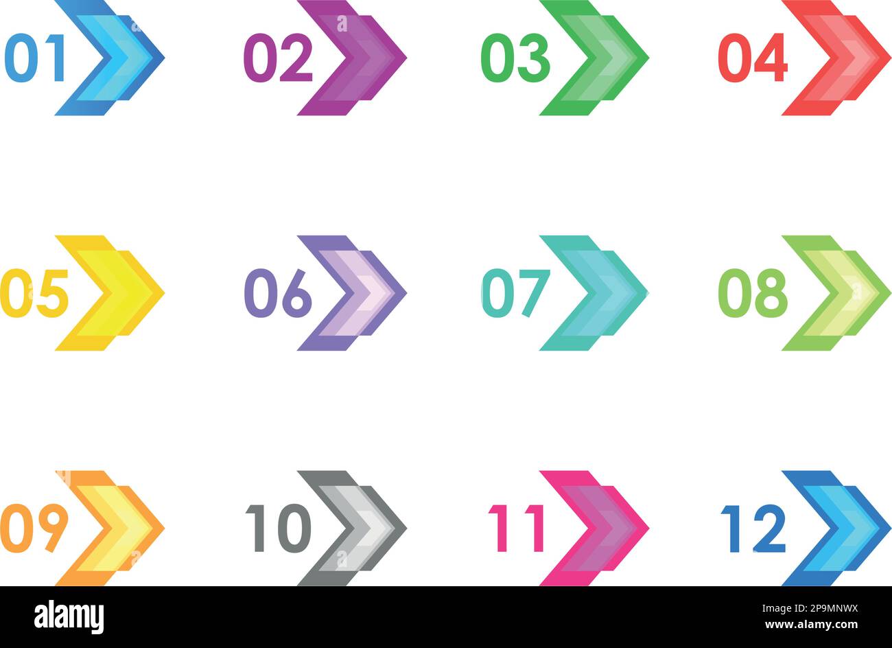 Numbers font icon in flat style. Typography vector illustration on ...