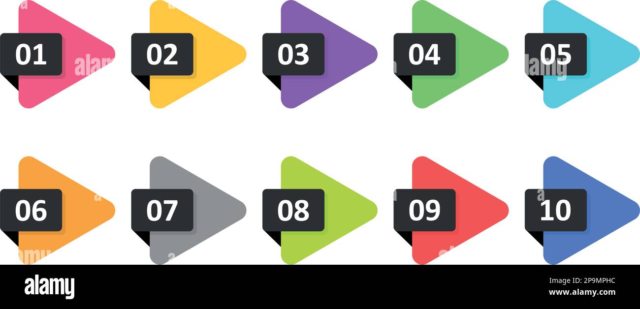 Numbers font icon in flat style. Typography vector illustration on ...