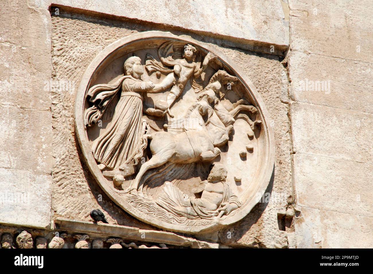 The Arch of Constantine, is a triumphal arch dedicated to the emperor ...