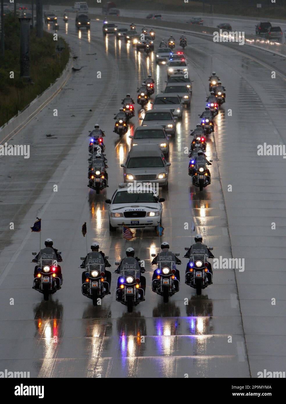The funeral procession for slain Philadelphia police officer Isabel ...