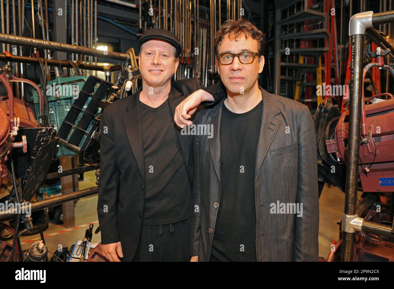 Cast members Darrell Hammond, left, and Fred Armisen from NBC's ...