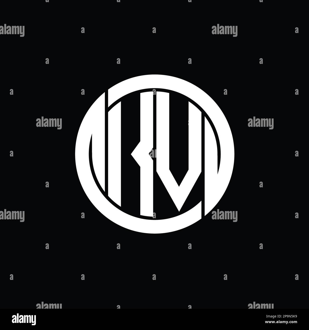 Kv circle logo hi-res stock photography and images - Alamy