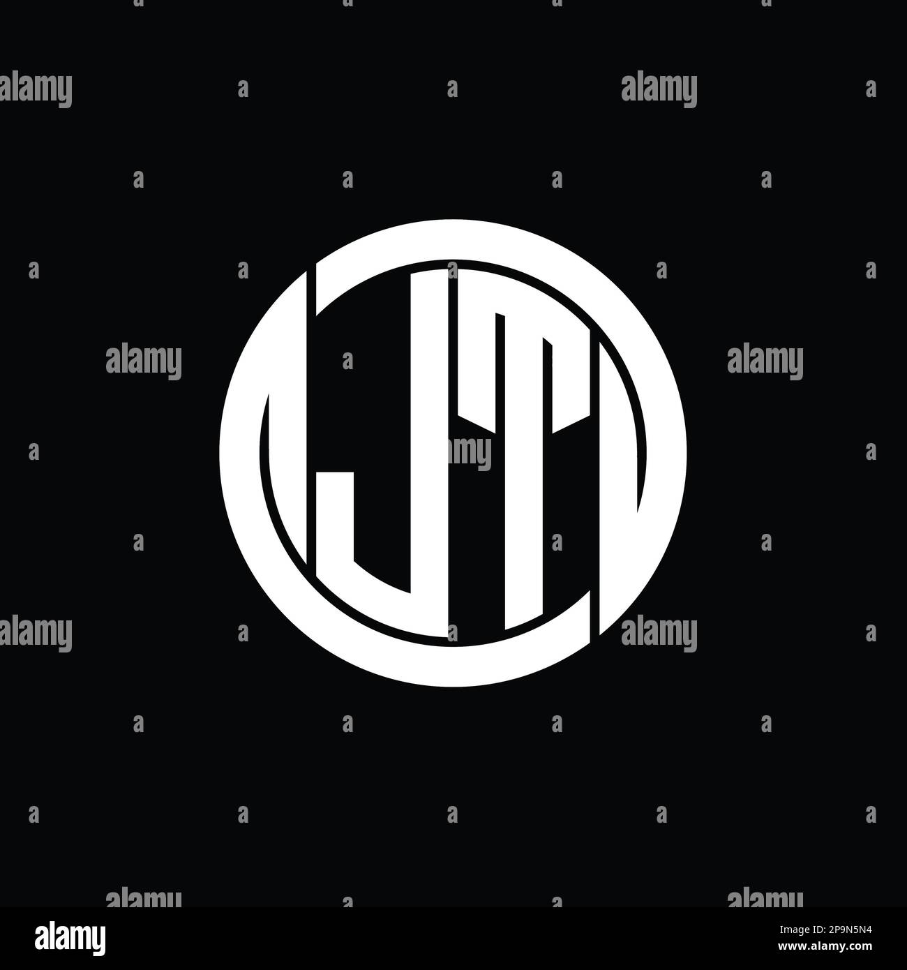 JT Logo monogram shield inside circle isolated shape vector images design template Stock Photo ...