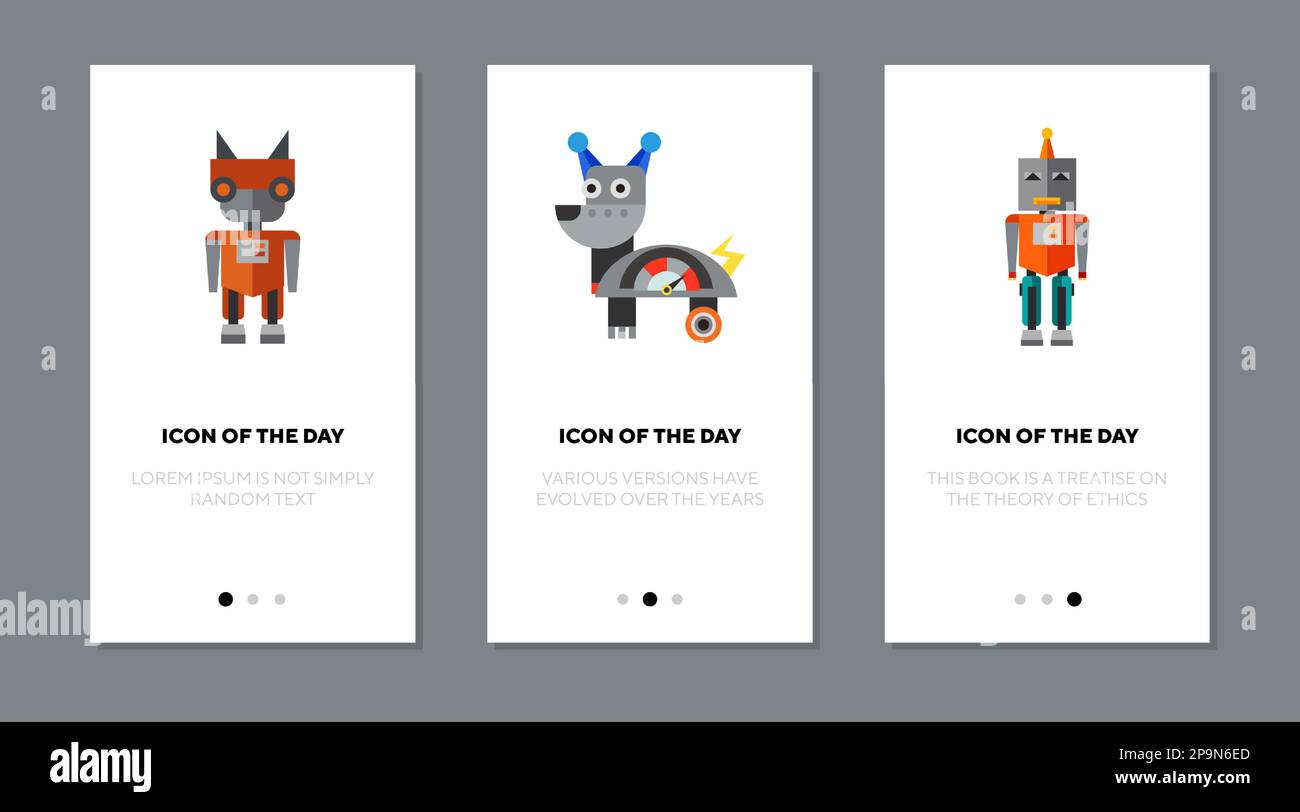 Robotics technology flat vector Stock Vector Images - Alamy