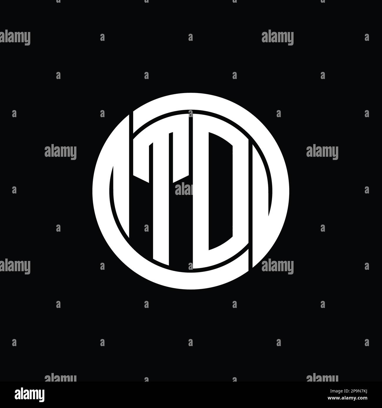TD Logo monogram shield inside circle isolated shape vector images ...