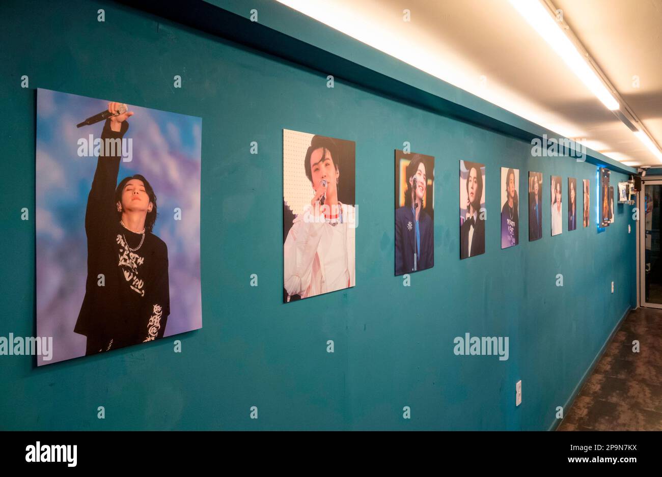 BTS Suga's birthday, Mar 1, 2023 : A cafe decorated to celebrate BTS ...