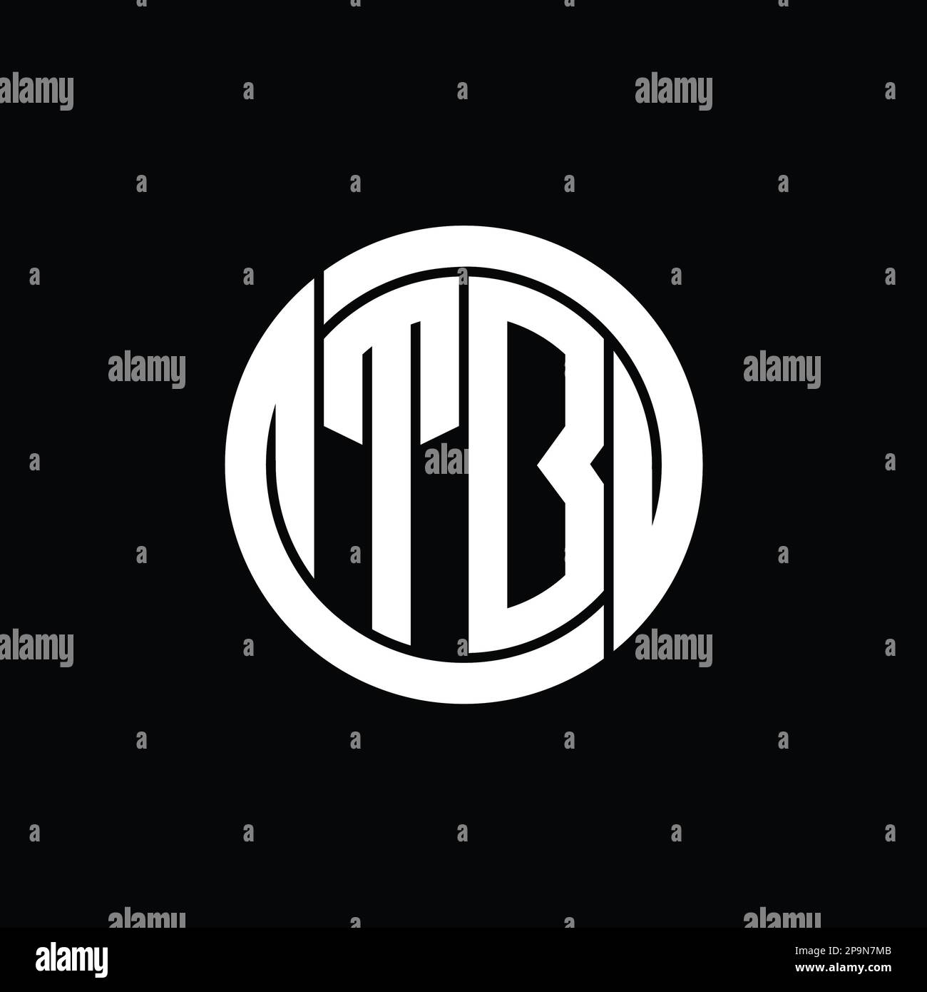 TB Logo monogram shield inside circle isolated shape vector images ...