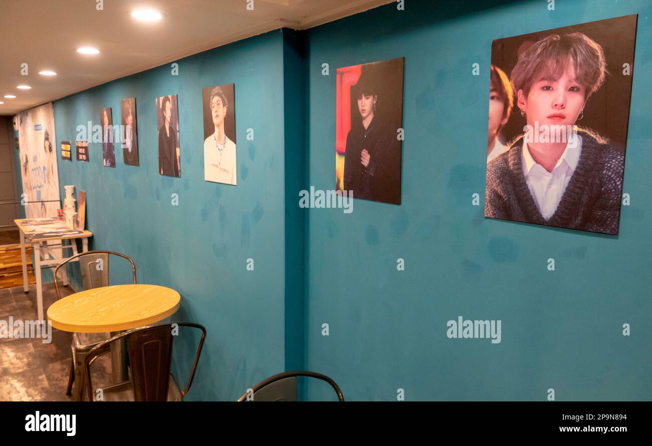 Bts Sugas Birthday Mar 1 2023 A Cafe Decorated To Celebrate Bts Member Sugas Birthday In