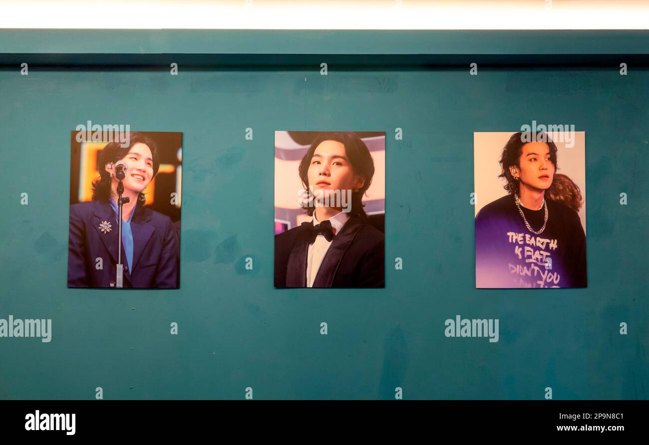 Bts Sugas Birthday Mar 1 2023 A Cafe Decorated To Celebrate Bts Member Sugas Birthday In
