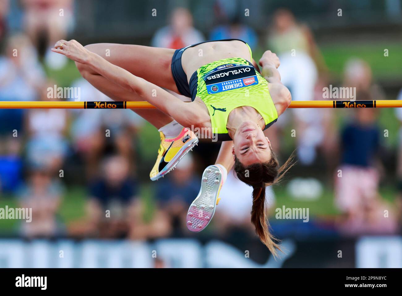 Nicola Olyslagers of Australia competes in the Women High Jump during ...