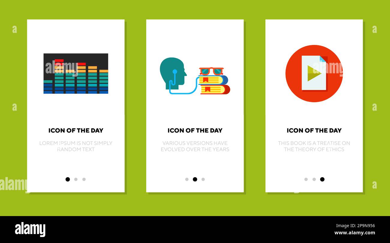 Studying and listening to music Stock Vector Images - Alamy