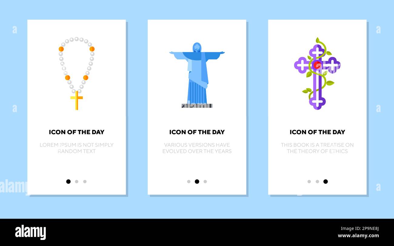 Christianity symbols flat icon set Stock Vector Image & Art - Alamy