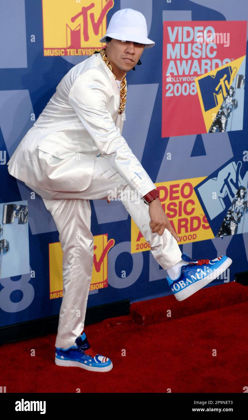 Taboo arrives at the 2008 MTV Video Music Awards held at Paramount ...