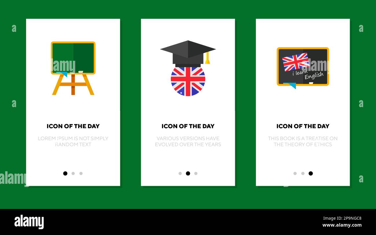 Knowledge flat vector icon set Stock Vector Image & Art - Alamy