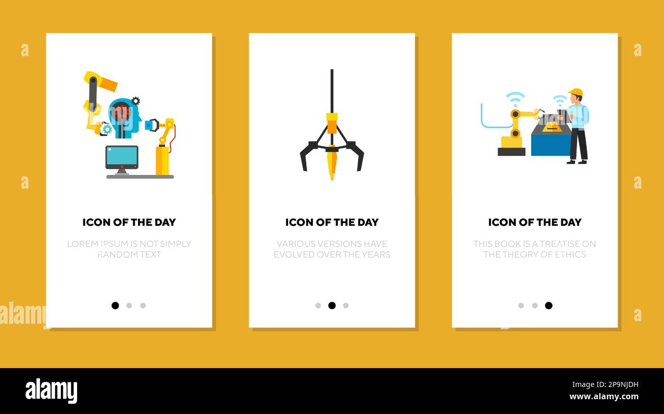 Modern factory flat icon set Stock Vector Image & Art - Alamy