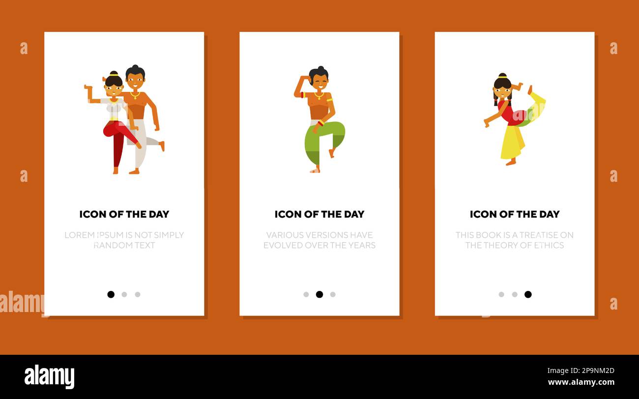 Indian couple dancing Stock Vector Images - Alamy