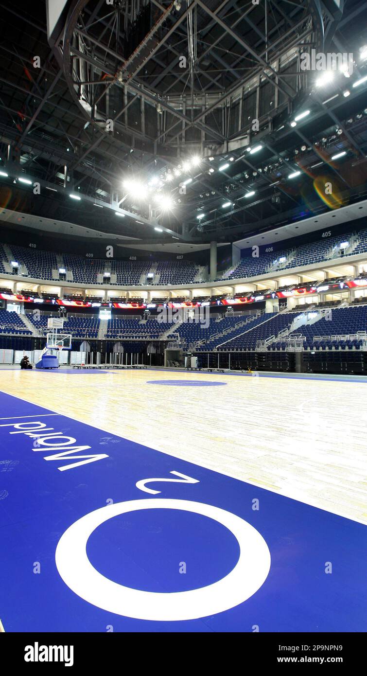 Blick in die O2 World Arena,aufgenommen am Donnerstag, 4. Sept. 2008 ...