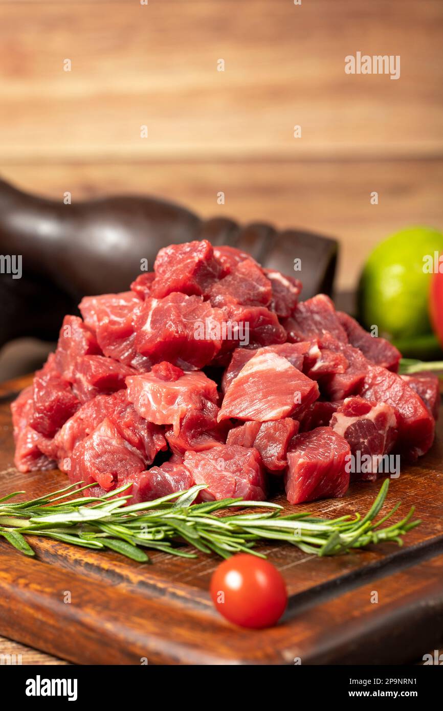 Raw beef sliced preparation hi-res stock photography and images - Alamy