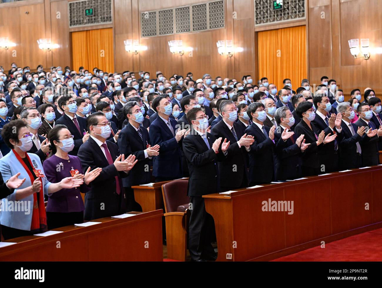 Beijing, China. 11th Mar, 2023. The closing meeting of the first ...
