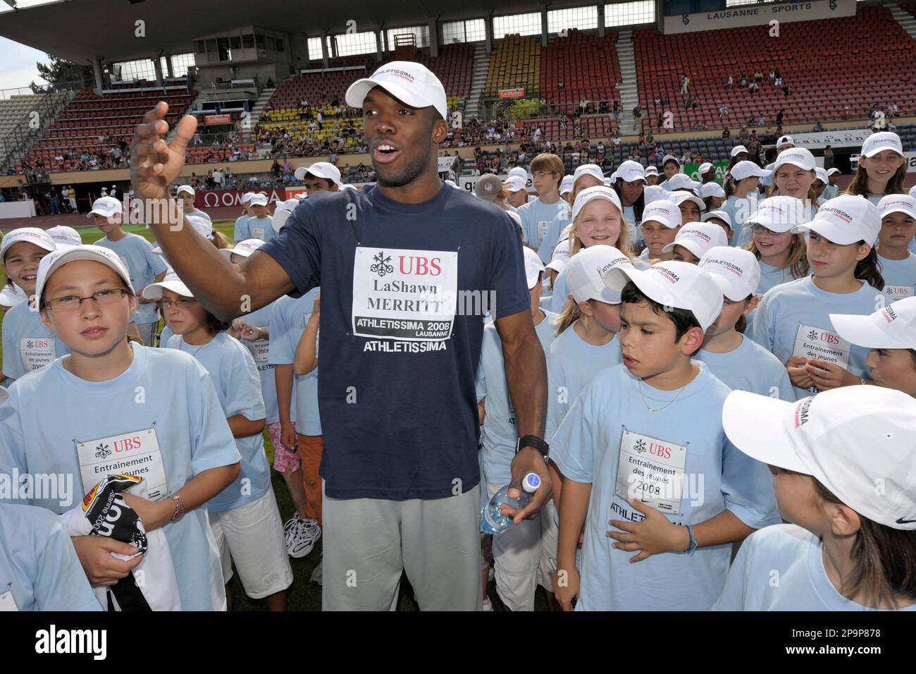 US runner La Shawn Merritt, gold medal winner at the Beijing 2008 ...
