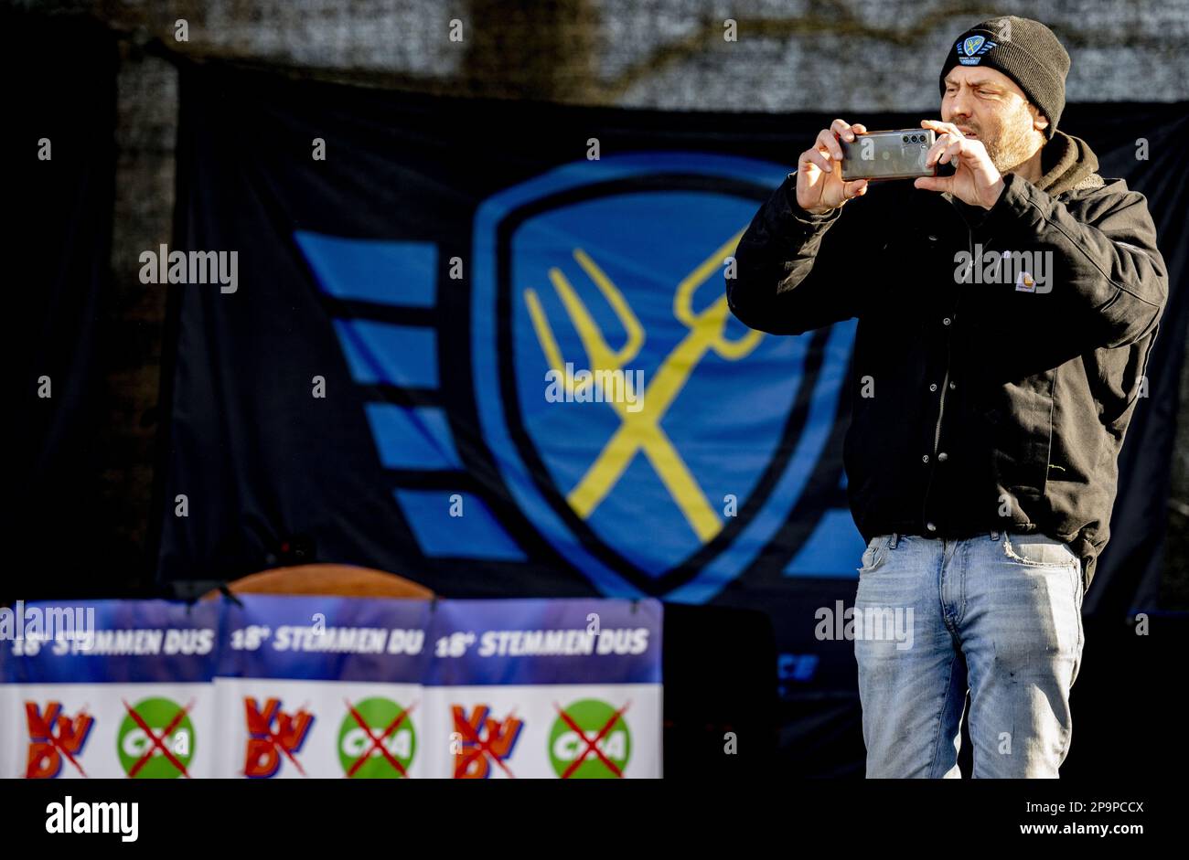THE HAGUE - Farmers Defense Force foreman Mark van den Oever in the ...