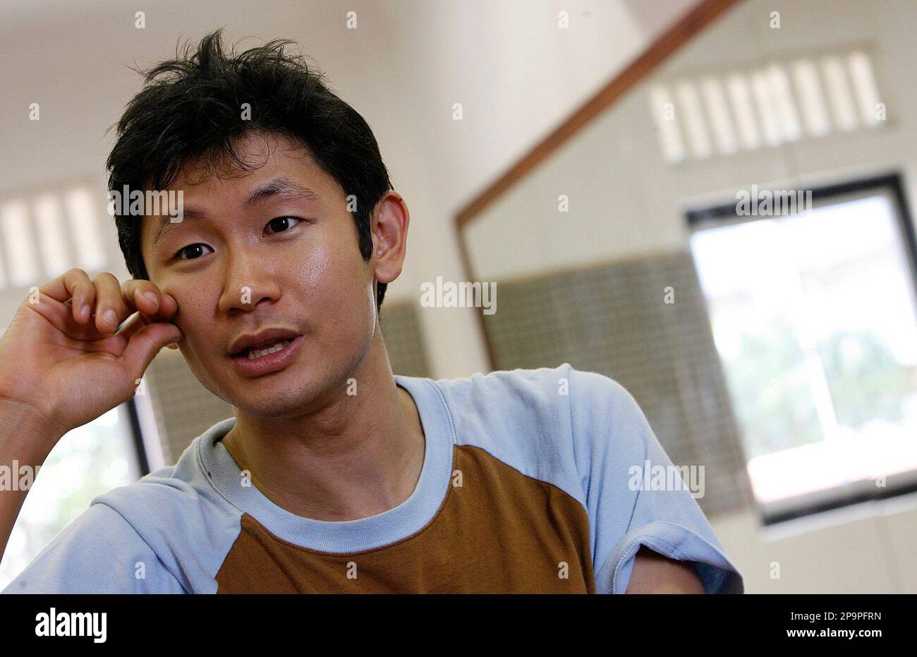 This photograph taken on Aug. 14, 2008 shows Singaporean playwright Ng ...
