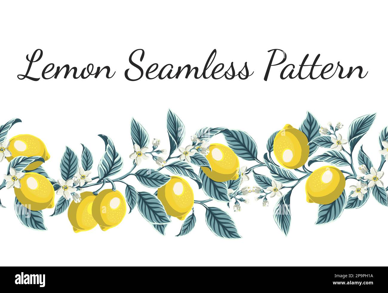 Branch of lemon tree in hawaii Stock Vector Images - Alamy