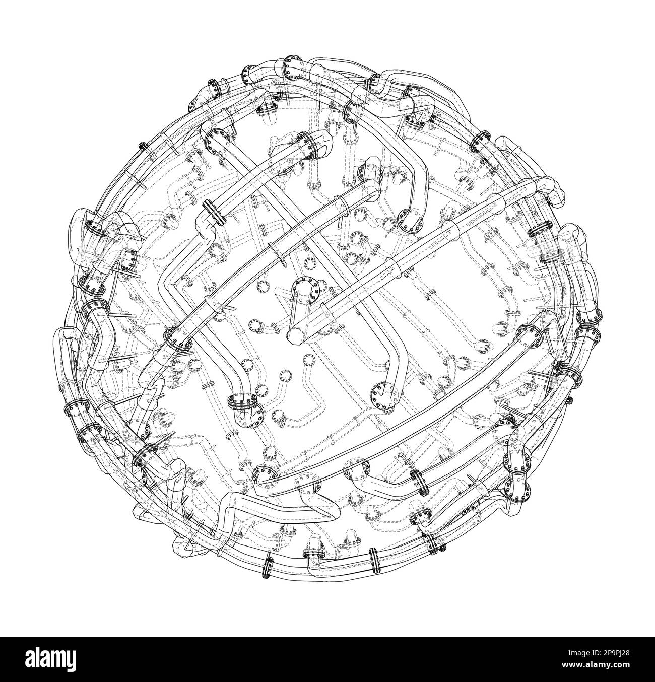 Large water lines Cut Out Stock Images & Pictures - Alamy